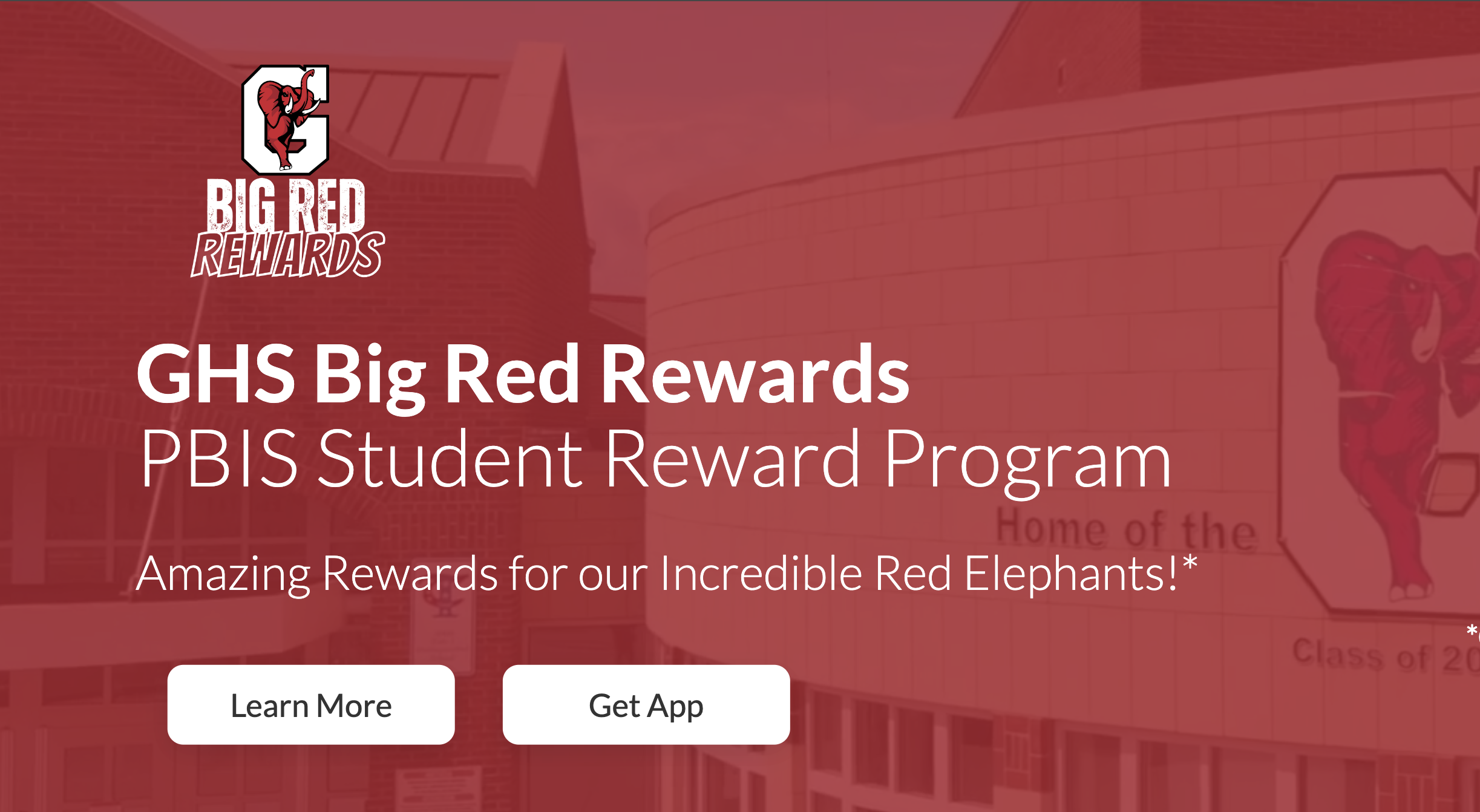 GHS Big Red Rewards - PBIS Program